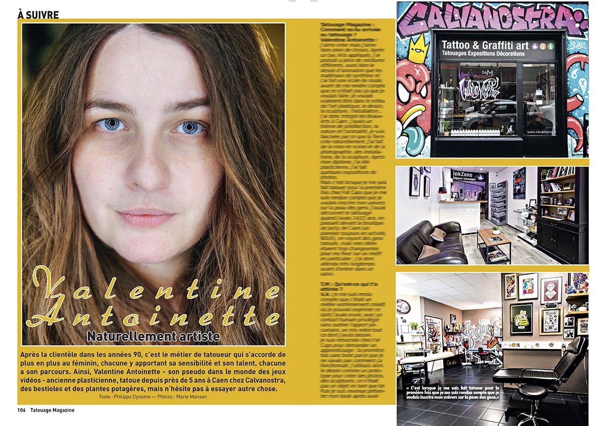 Valentine dans TM 140 – Tatouage Magazine